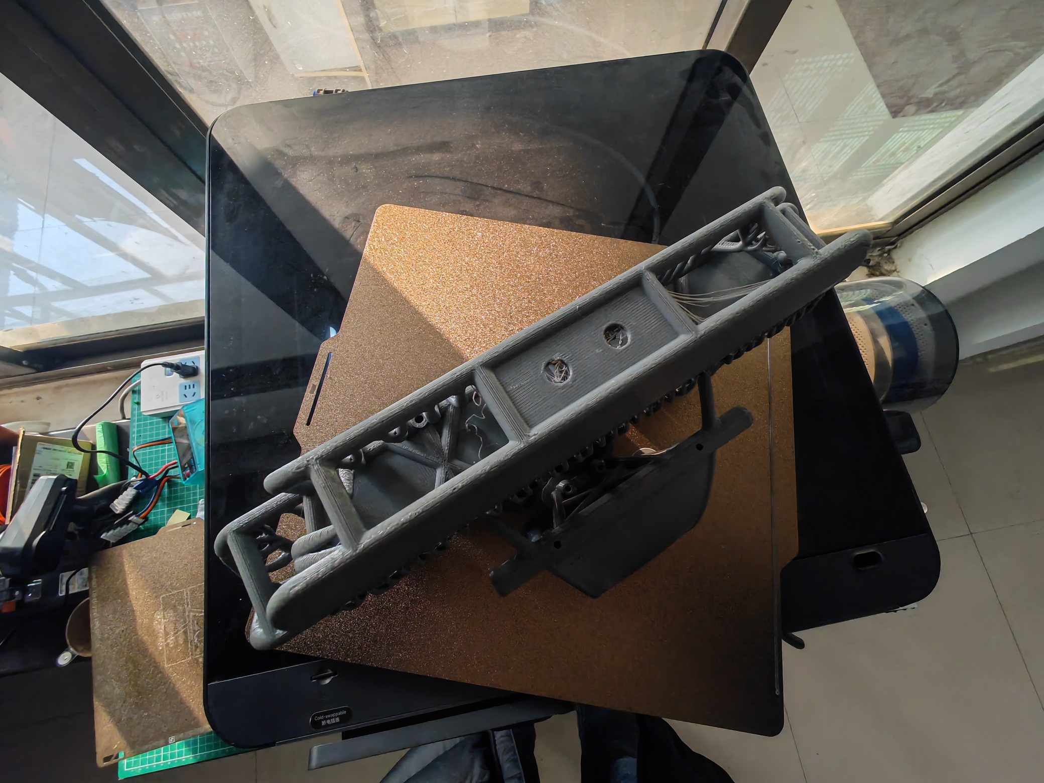 RCFans论坛 莫哈维4S猴屁股坏了，手绘打印了一个，还好能装上 - Powered by Discuz!