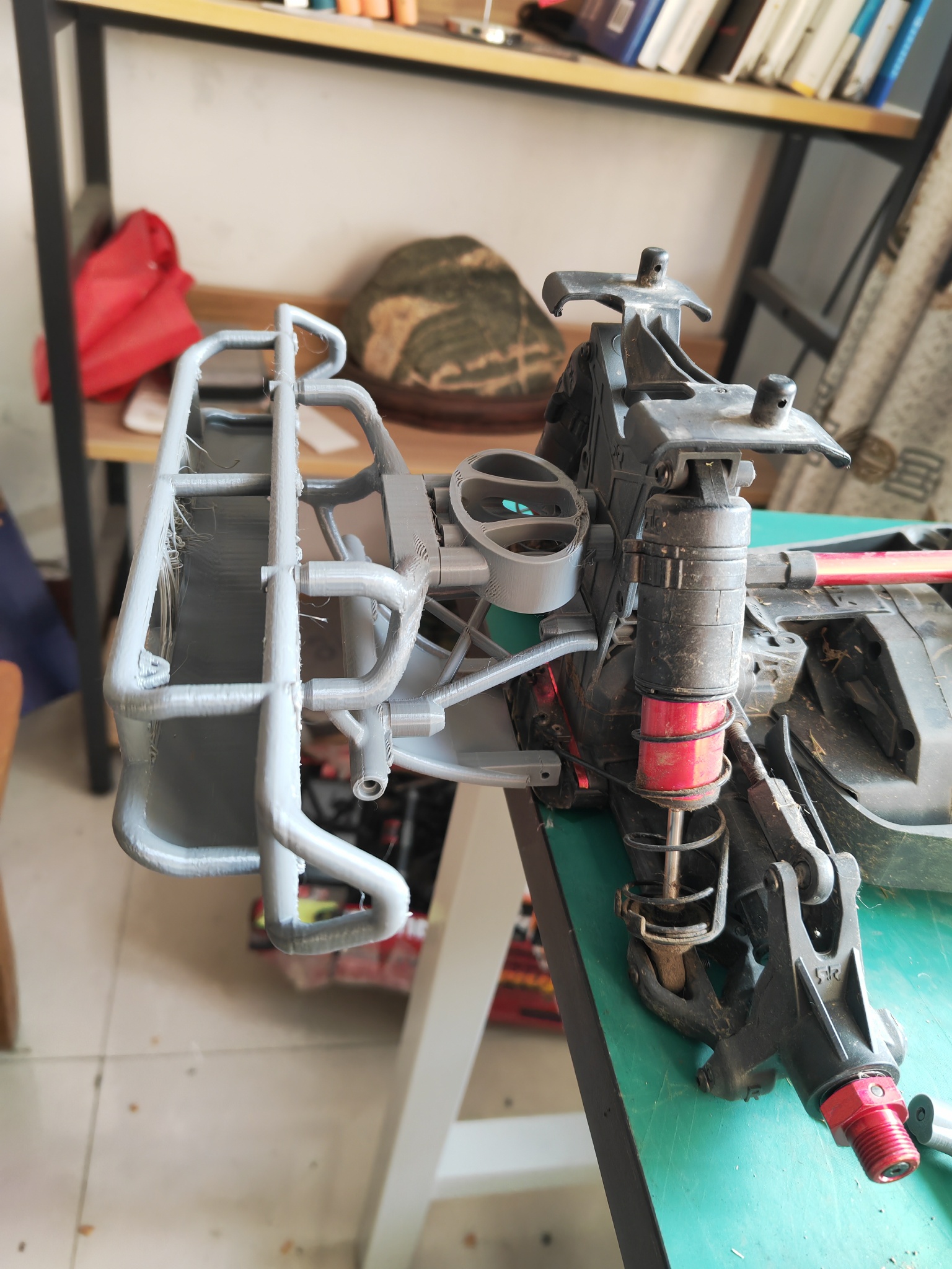 RCFans论坛 莫哈维4S猴屁股坏了，手绘打印了一个，还好能装上 - Powered by Discuz!