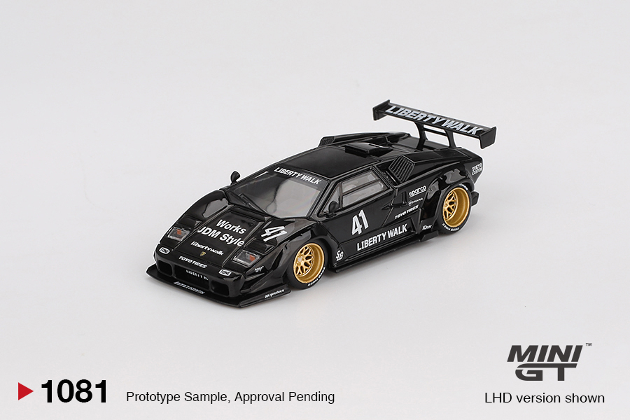 RCFans MINI GT Lamborghini Countach LB-WORKS Black - Powered by Discuz!