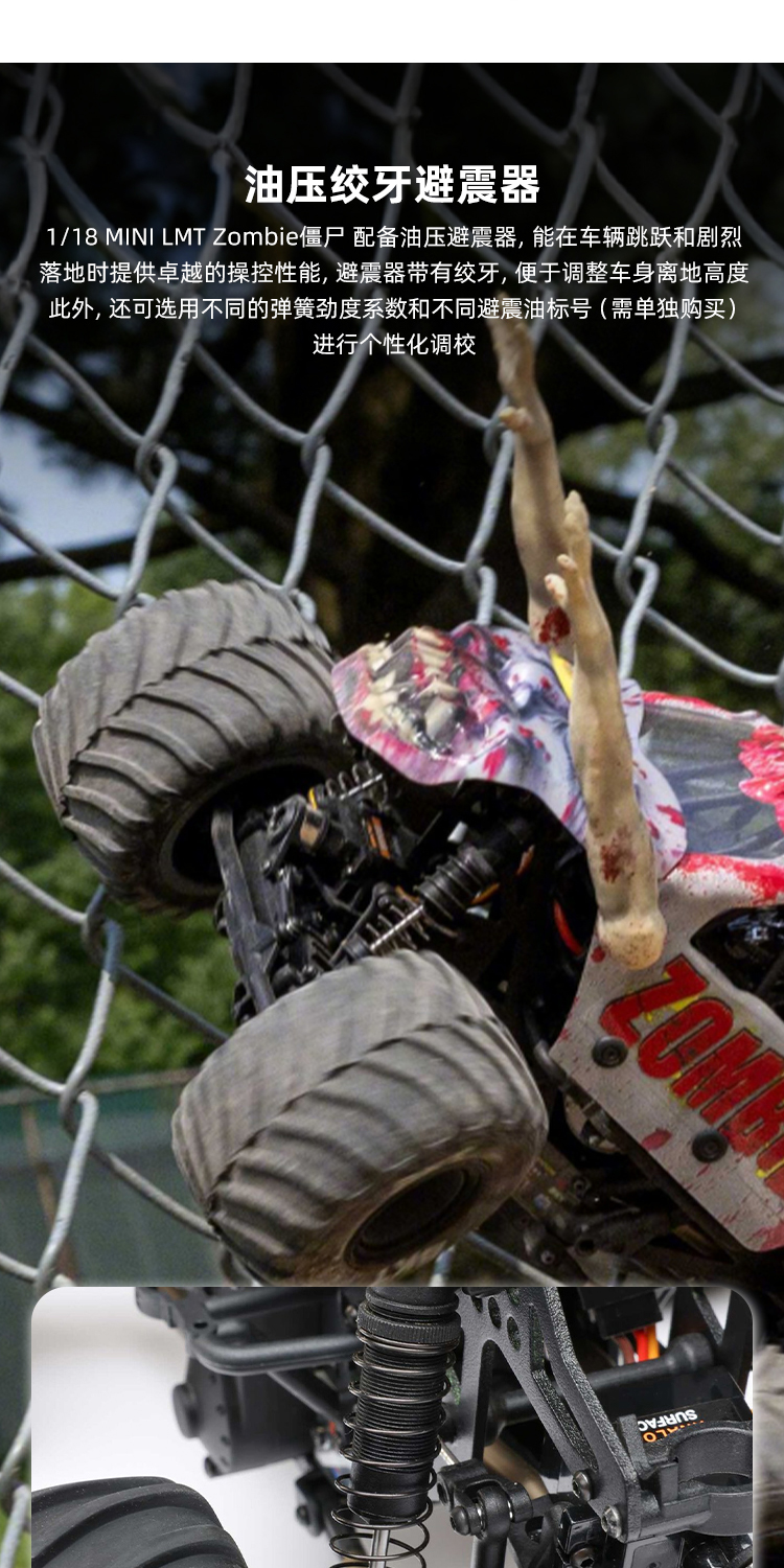RCFans LOSI 新车 Mini LMT Zombie僵尸 四驱有刷直桥大脚车 - Powered by Discuz!